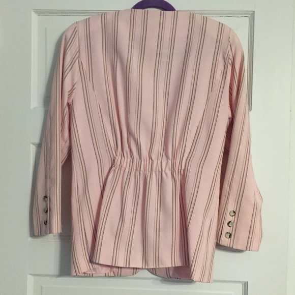 Together | Jackets & Coats | Vintage 8s Together Pink Pinstripe Blazer ...